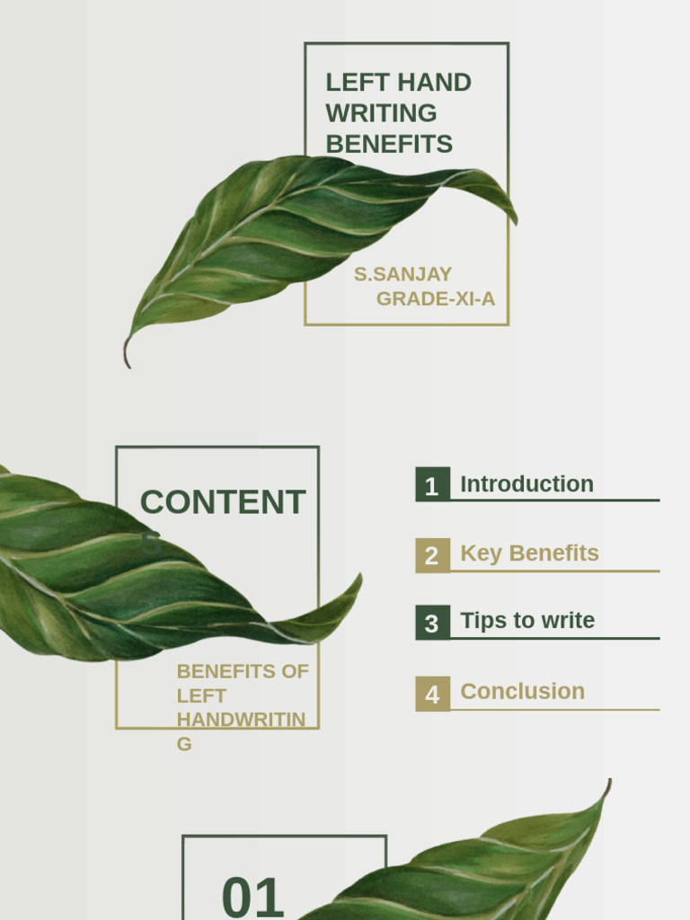 Benefits of Left-Hand Writing | PDF | Creativity | Psychological Resilience