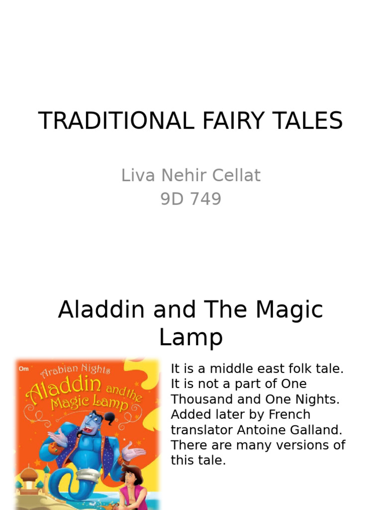 Traditional Fairy Tales Overview | PDF