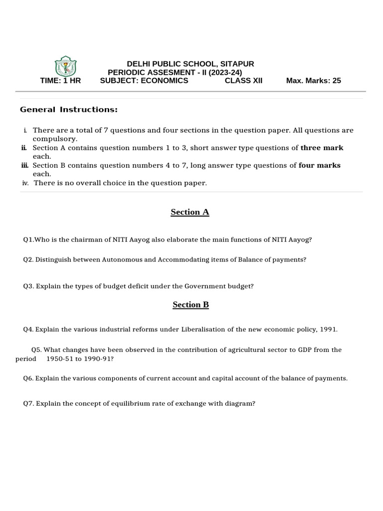 Economics XII-3 | PDF Economics XII-3 | PDF
