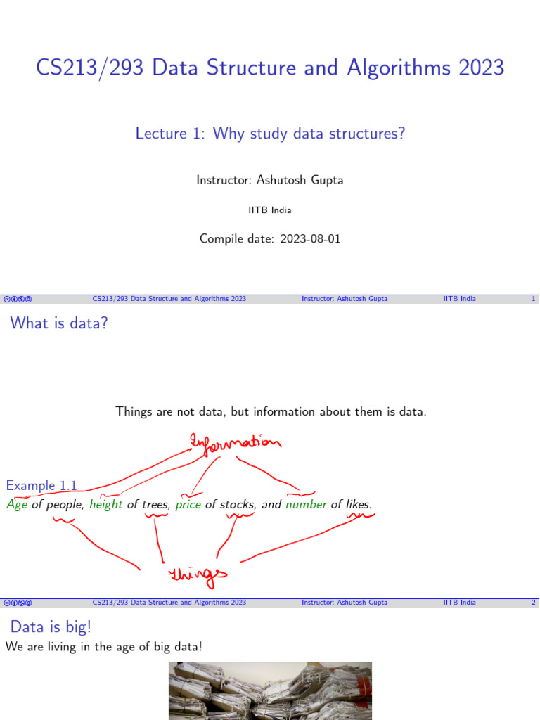 CS 213 Lectures | PDF | Queue (Abstract Data Type) | Time Complexity