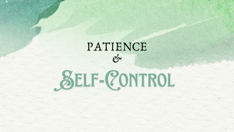 Self Control | PDF