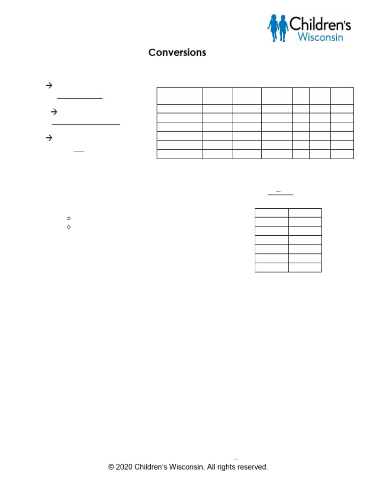 Nutrient and Measurement Conversion Factors | PDF | Sodium | Magnesium