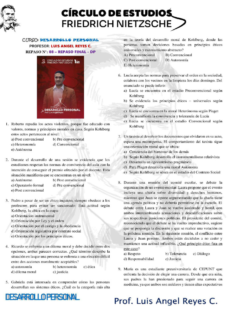 Práctica #08 - Repaso Final - DP - F - N | PDF