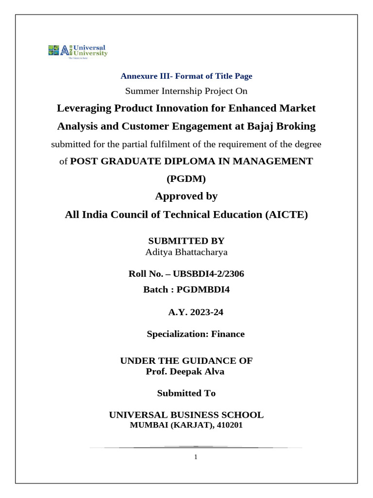 Intermedial Project | PDF | Investing | Securities (Finance)