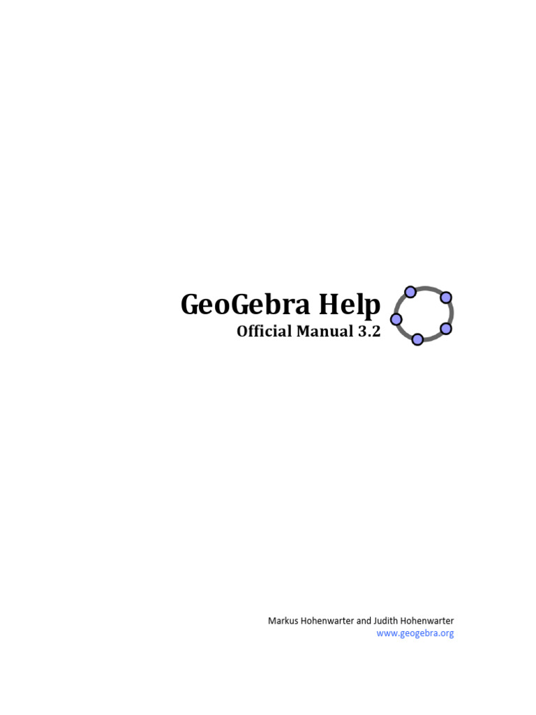 GeoGebra Help Official Manual 3.2 | PDF | Line (Geometry) | Perpendicular