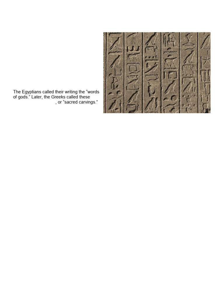 I&S Text | PDF | Egyptian Hieroglyphs | Ancient Egypt