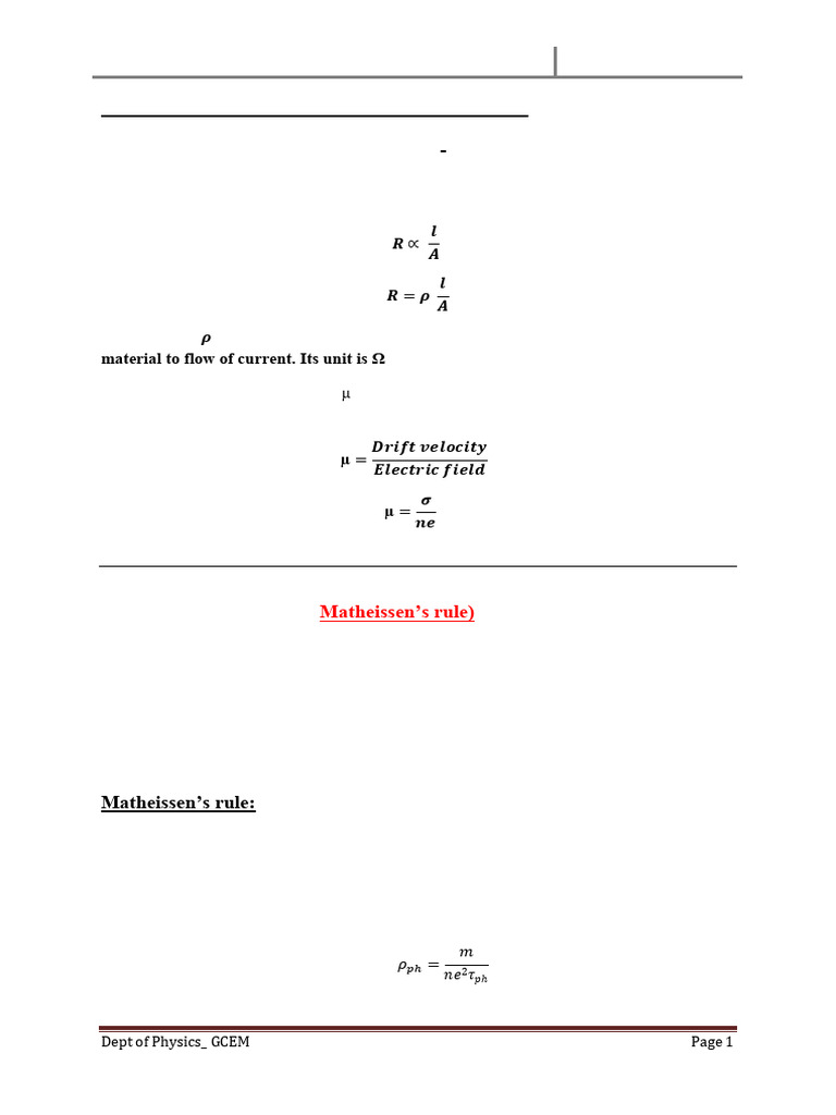 Module 4 Electrical Properties of Materials Applications 02 | PDF ...