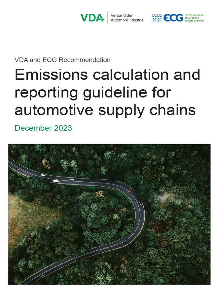 2023 ECG - VDA - Emissions Calculation and Reporting Guideline For ...