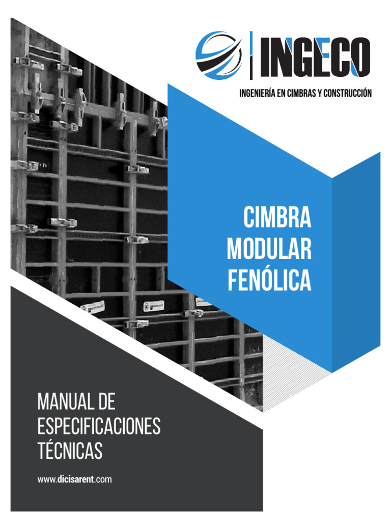 Cimbra Modular Fenólica: Especificaciones Técnicas | PDF | Hormigón ...
