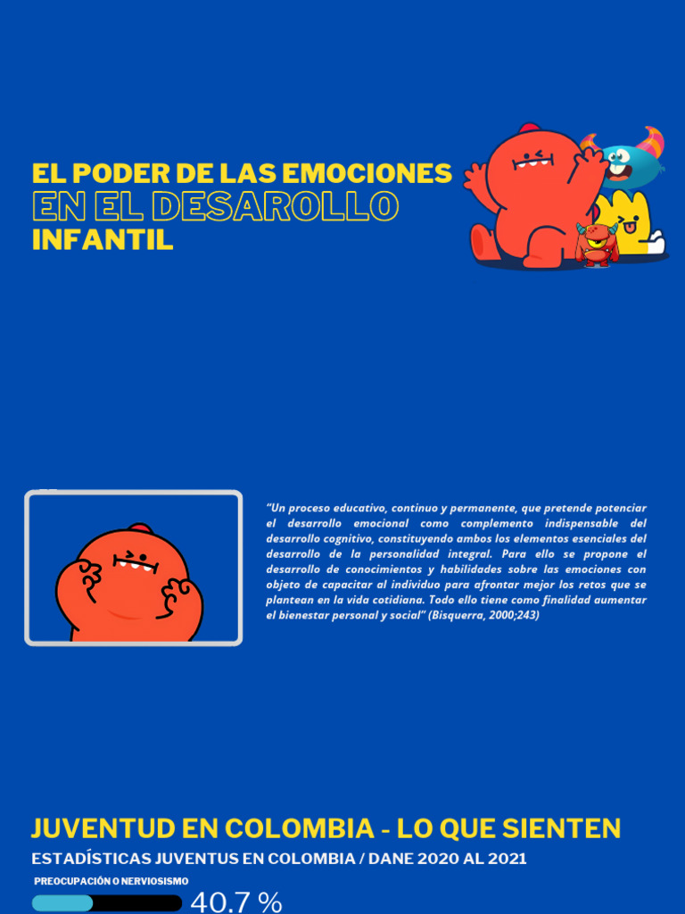 EL PODER DE LA EMOCIONES EN EL DESARROLLO INFANTIL | PDF | Diseño | Las emociones