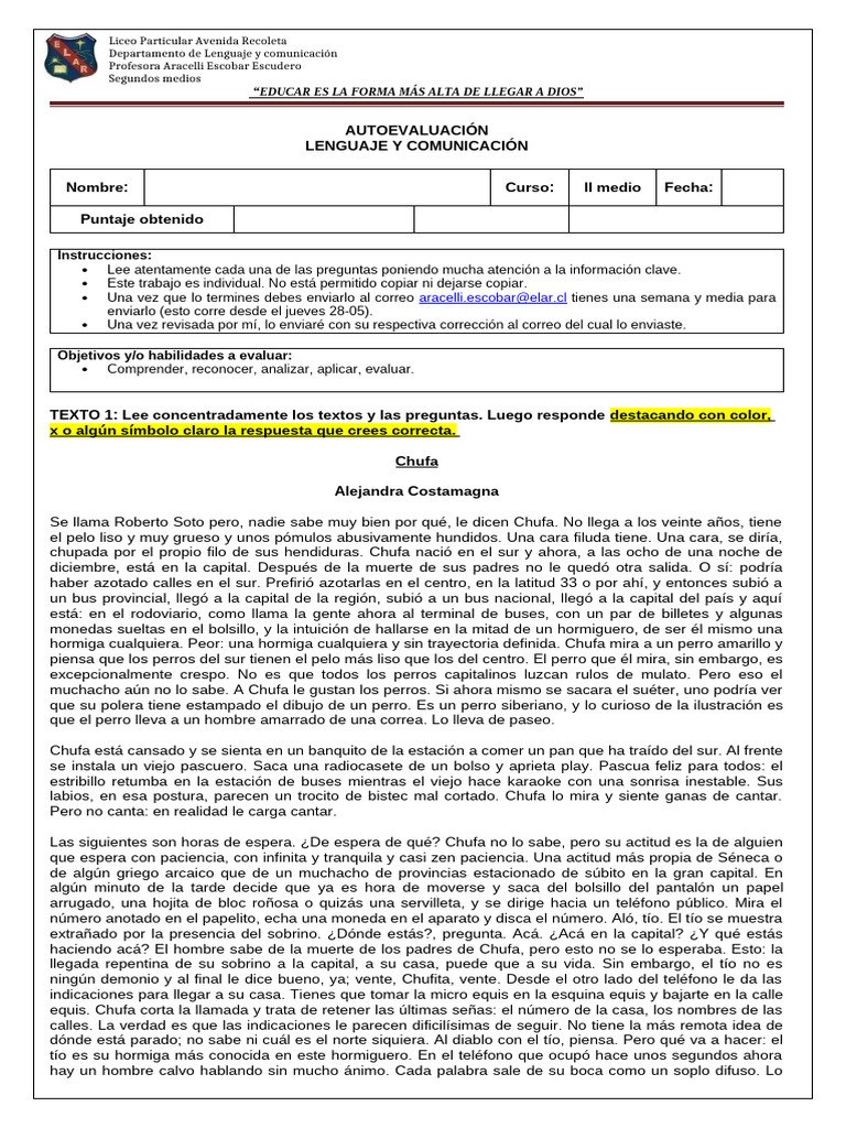 Guia Chaufa y No Oyes Ladrar Los Perros | PDF