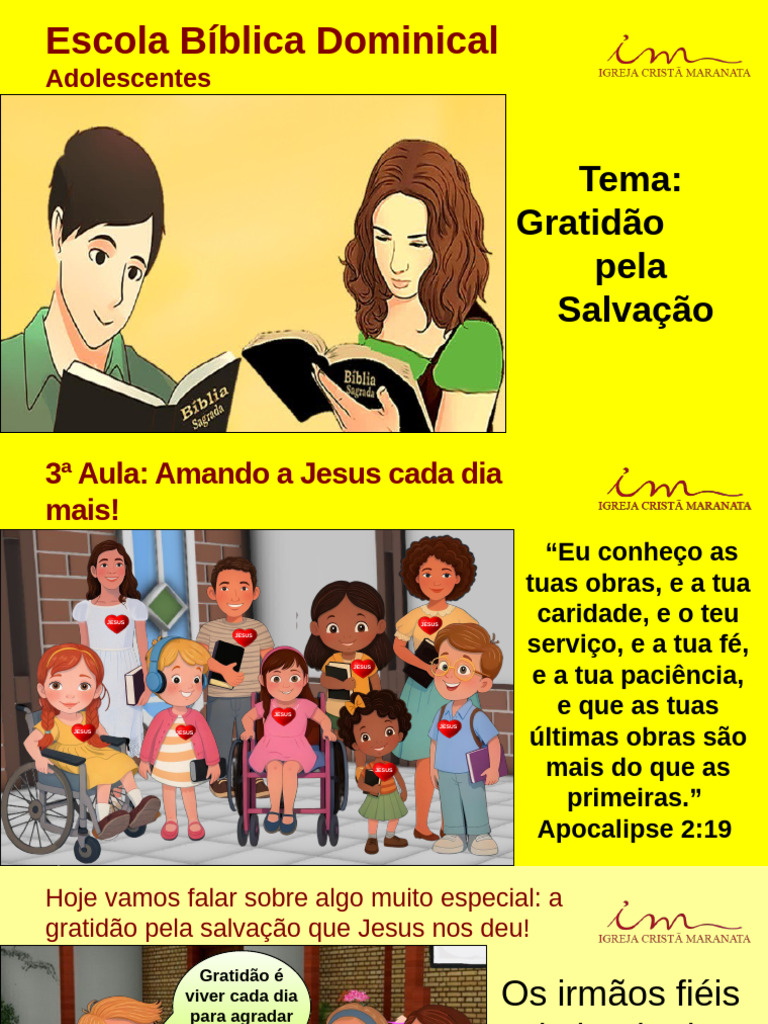 3a Aula - Slides - ADO - Gratidao Pela Salvacao - Amando A Jesus Cada Dia Mais - Dezembro 2024 ...