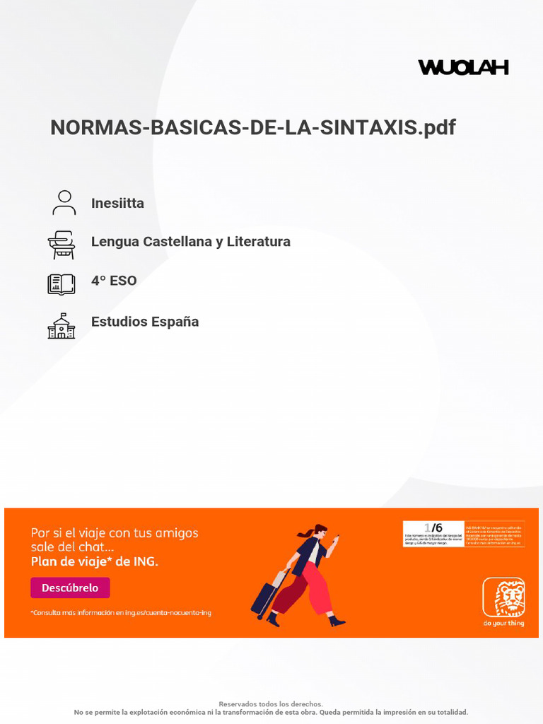 Wuolah Free Normas Basicas de La Sintaxis | PDF | Asunto (gramática) | Predicado (Gramática)