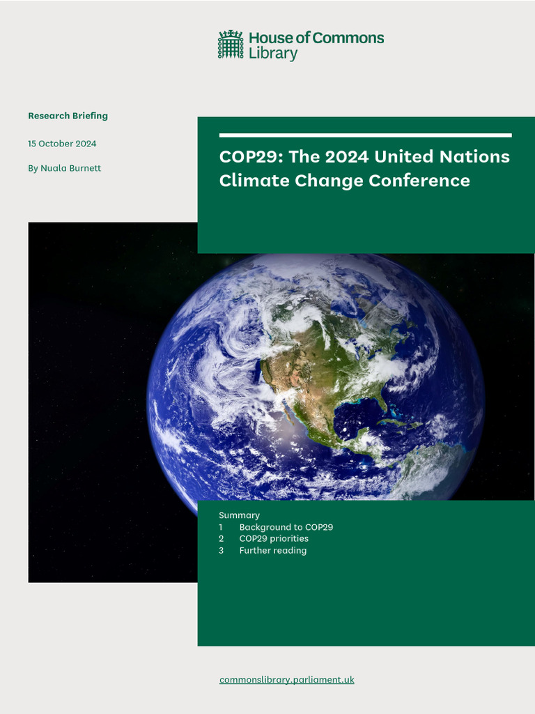 CBP-10083 | PDF | United Nations Framework Convention On Climate Change | Climate Change