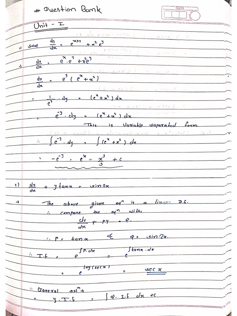 Math QB unit 1 Apr 30 | PDF