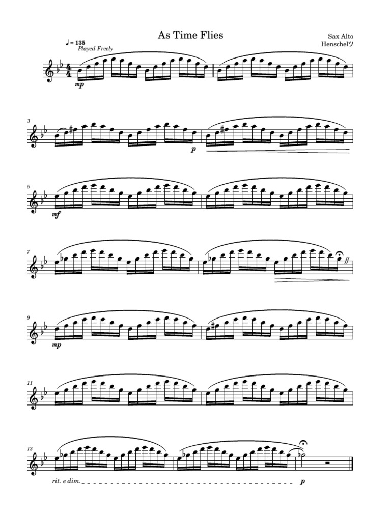 As Time Flies - Tyrique | PDF