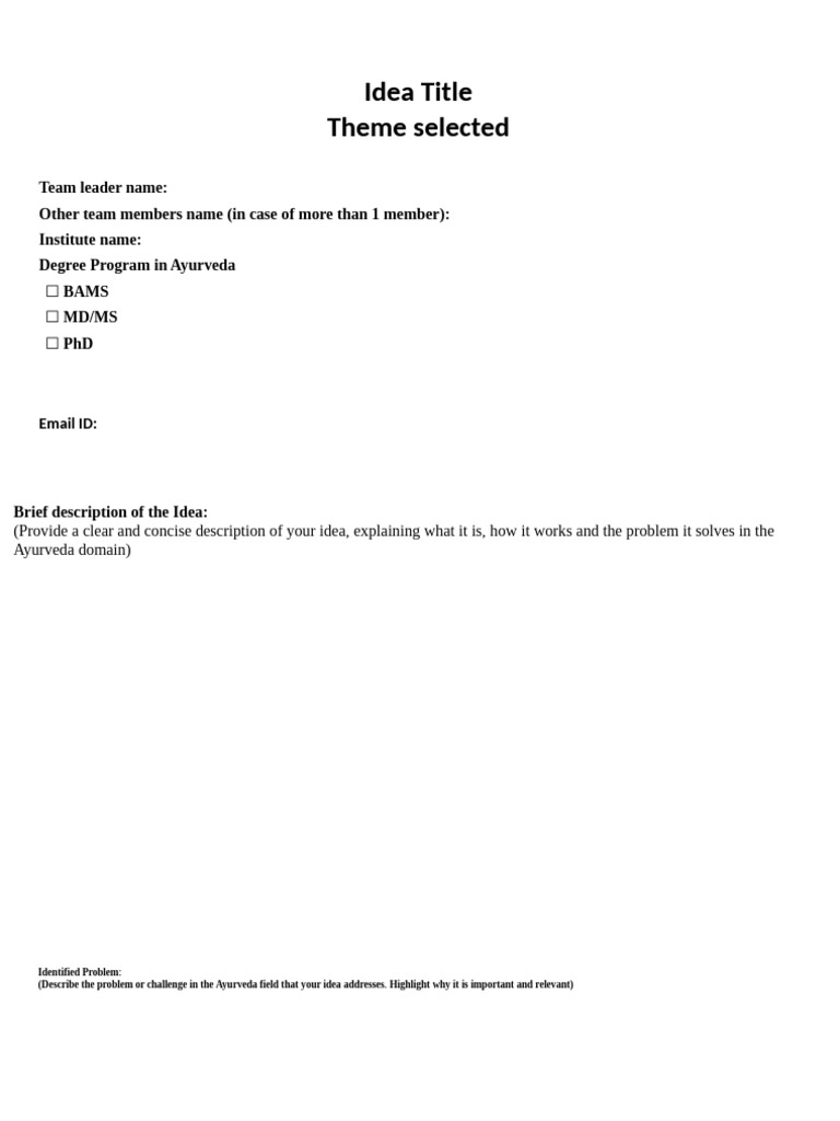 2 - Idea Hackathon Pitch Deck Template | PDF