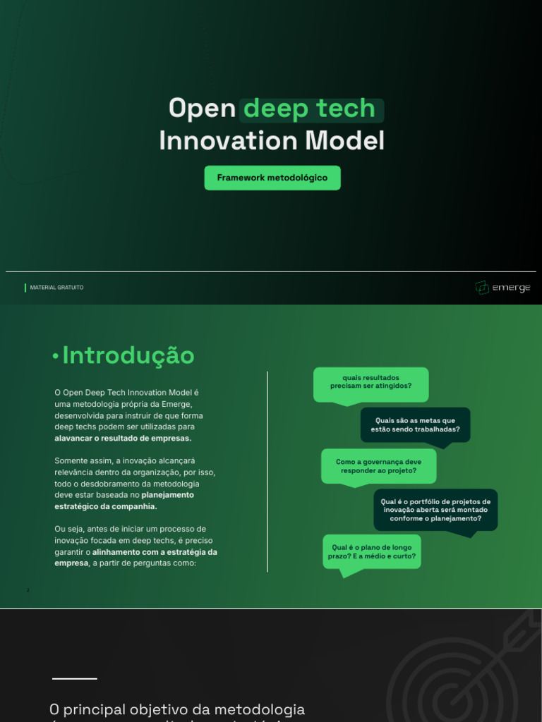 (Emerge) Open Deep Tech Innovation Model | PDF | Inovação | Liderança