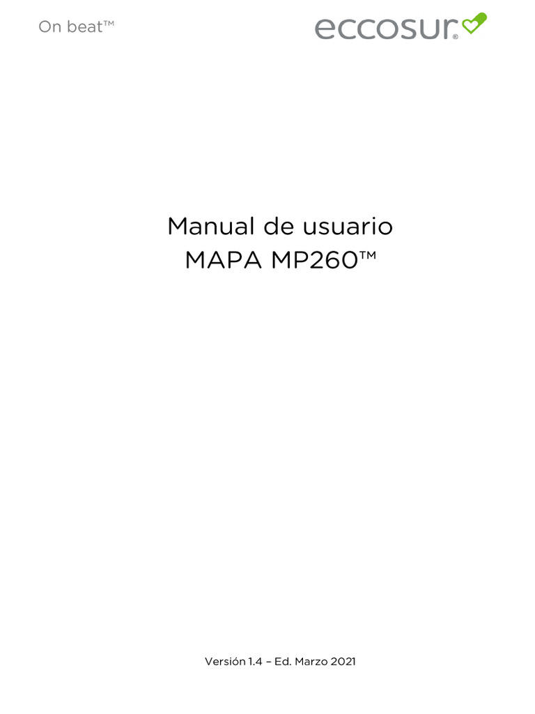 Mapa MP260 Eccosur | PDF