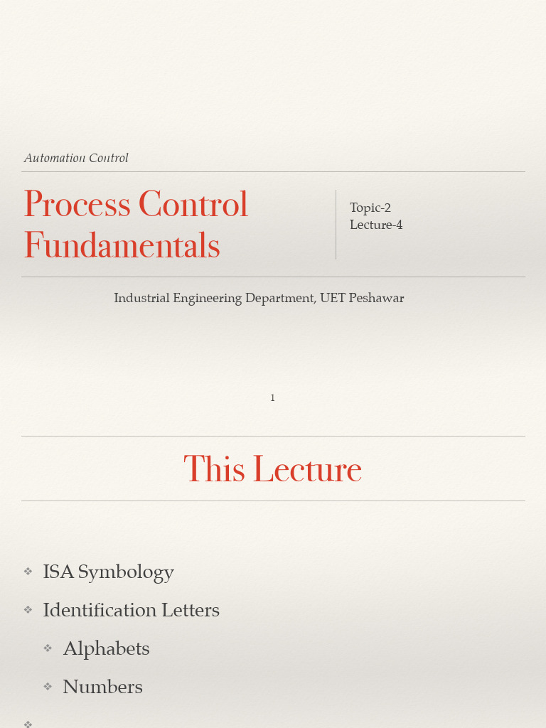 Process Control Fundamentals-2 | PDF | Instrumentation | Programmable ...