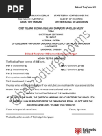 Multilevel Speaking Mock Tests Overview | PDF | Communication | Human ...