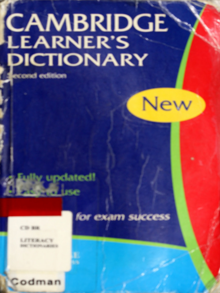 Cambridge Learners Dictionary 2nbsped 9780521543804 0521543800 Compress ...