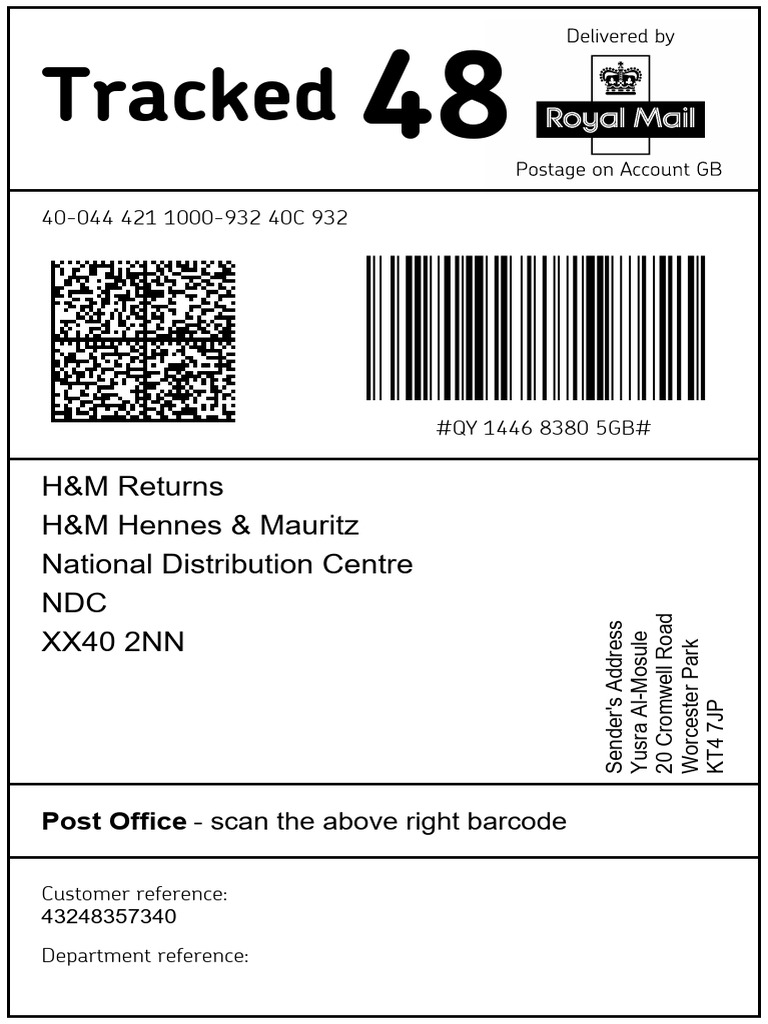 Label QY144683805GB | PDF