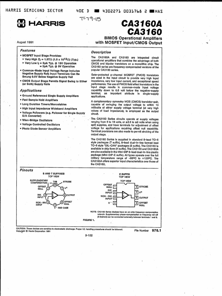 Ca 3160 | PDF
