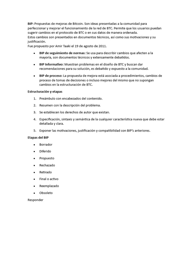 10 - BIP - Bitcoin Improvement Proposal | PDF