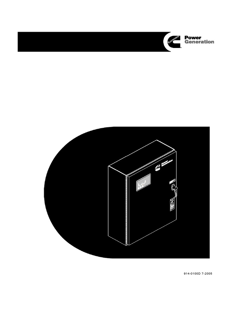 GTEC - Manual Do Operador - Modelo Com Interruptor de Transferência ...