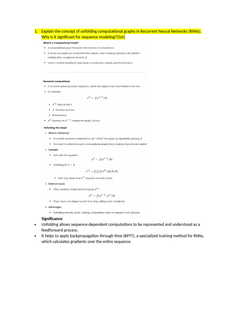 question bank_3 | PDF | Artificial Neural Network | Computational Neuroscience