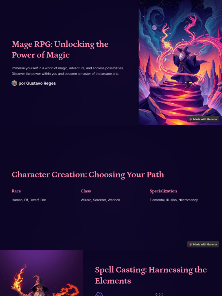 Mage-RPG-Unlocking-the-Power-of-Magic | PDF