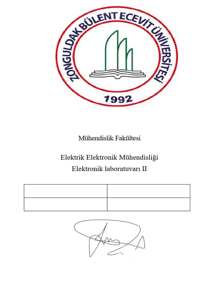 Furkan Tokgoz Elektronik Lab 2 Rapor7 1 | PDF