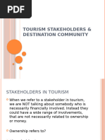 5 Tourism Stakeholders | PDF | Social Science