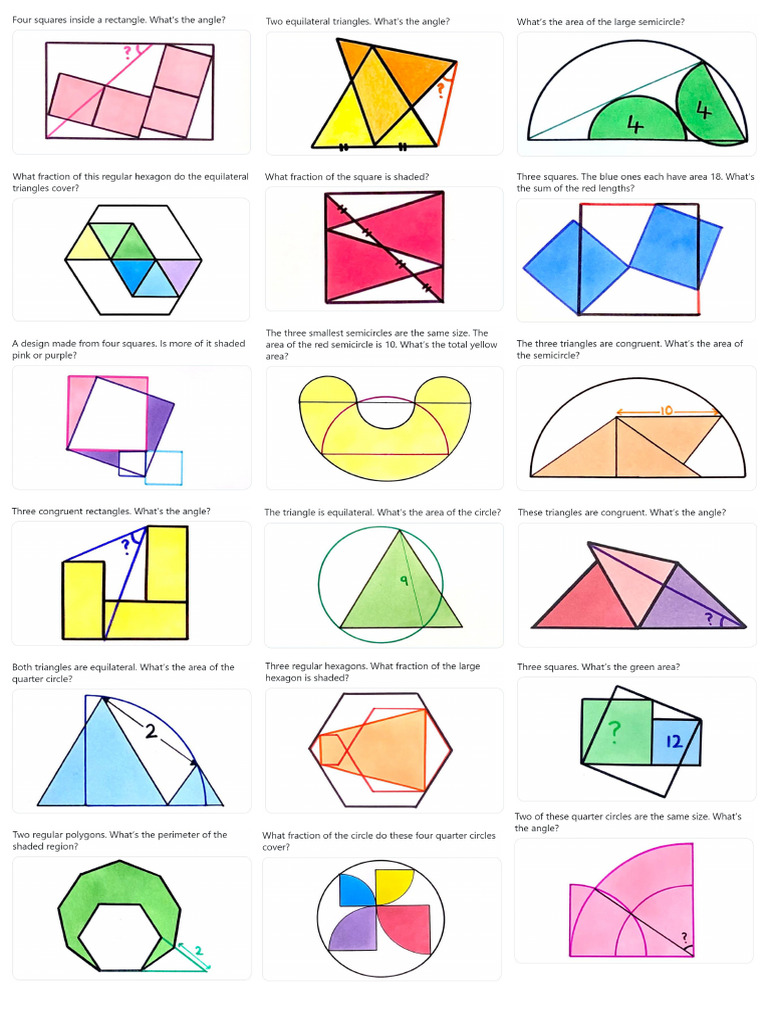 Catriona Agg Geometry Puzzles | PDF