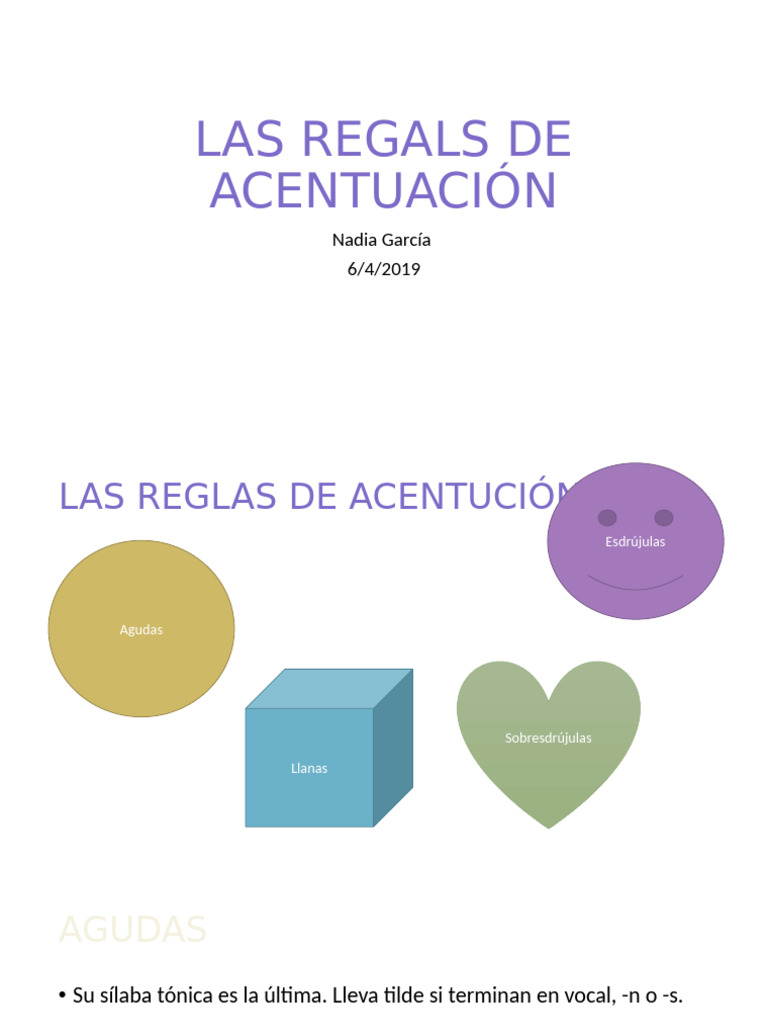 Reglas de Acentuación en Español | PDF