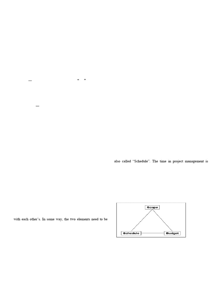 Balancing Project Scope, Time, Cost | PDF | Project Management | System