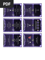 LOTRO Warden Gambit Cheat Sheet | PDF | Military Science | Leisure
