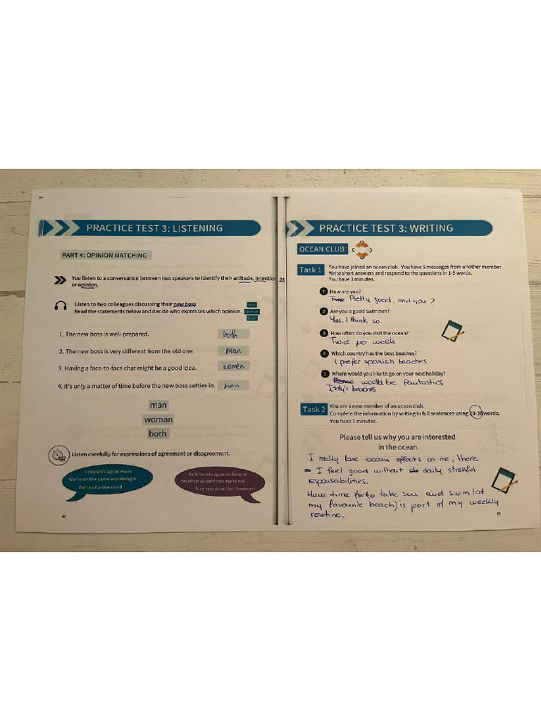 Aptis Writing 1 | PDF