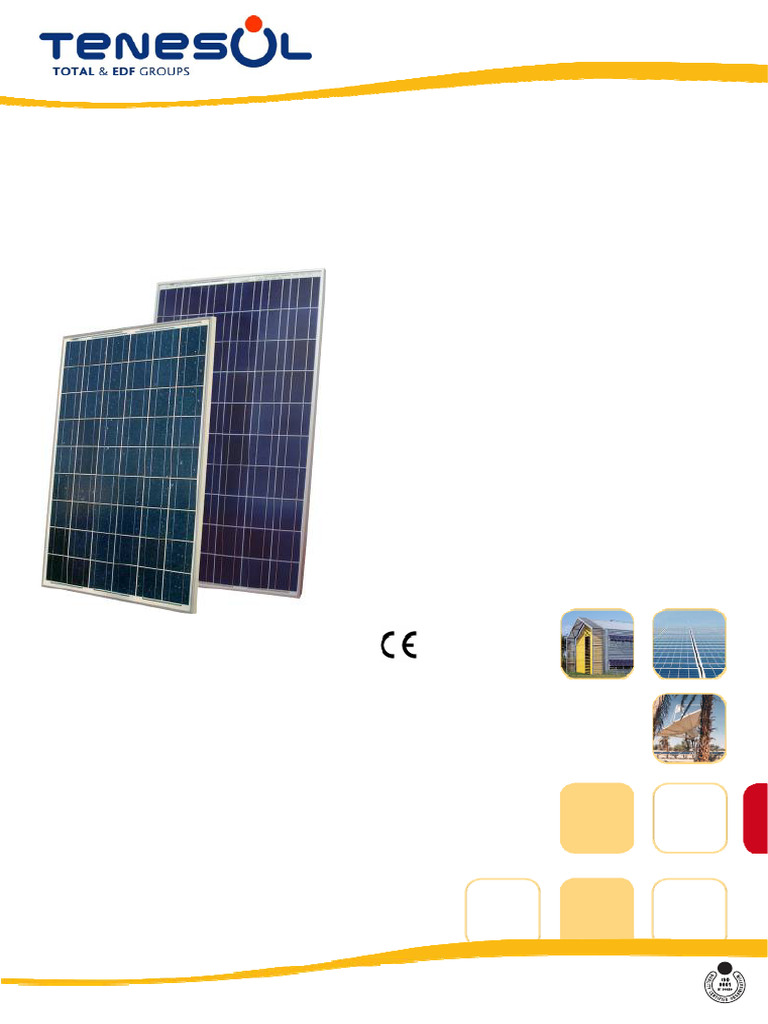 Tenesol_TE2000_TE2200 Poly 180-240Wp | PDF | Énergie solaire ...