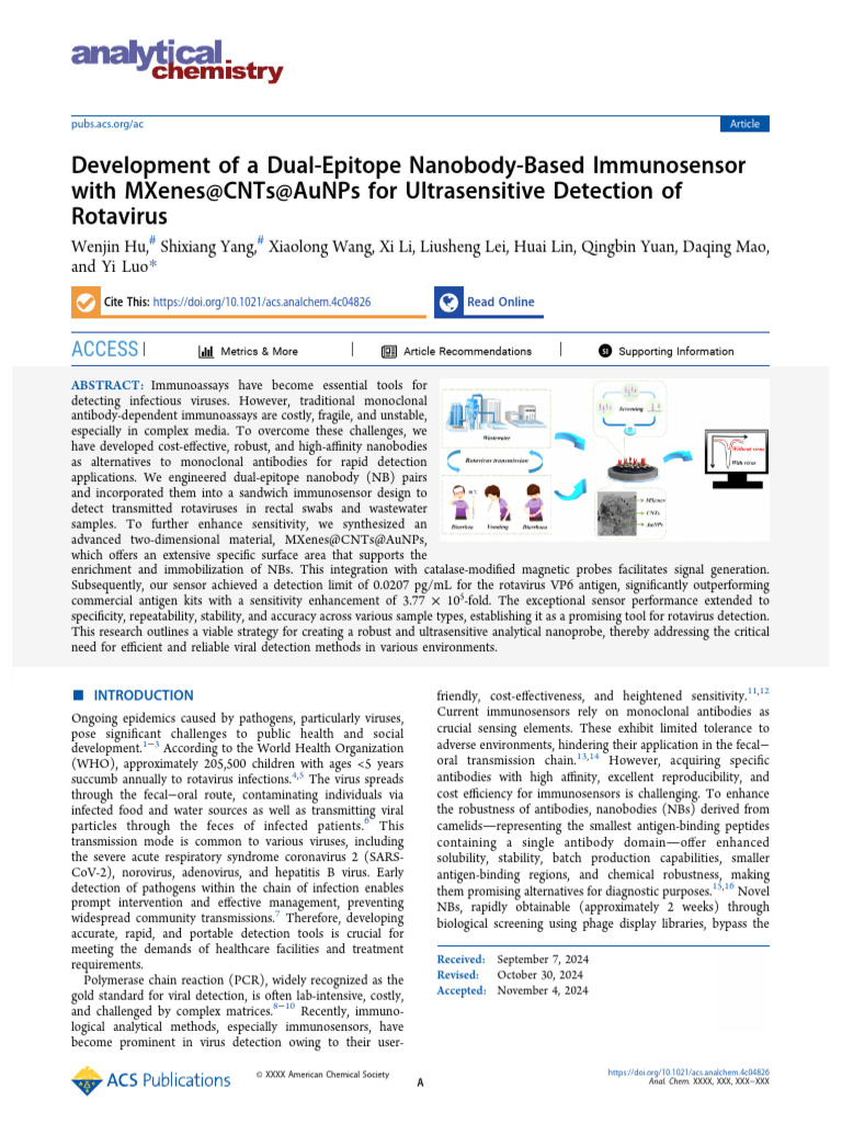 DevelopmentofaDual EpitopeNanobody BasedImmunosensor | PDF | Elisa ...