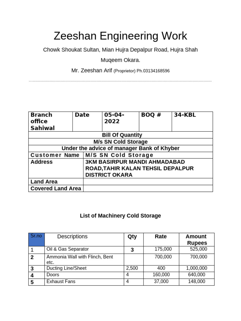 Zeeshan Engineering Works | PDF | Industrial Processes | Gases