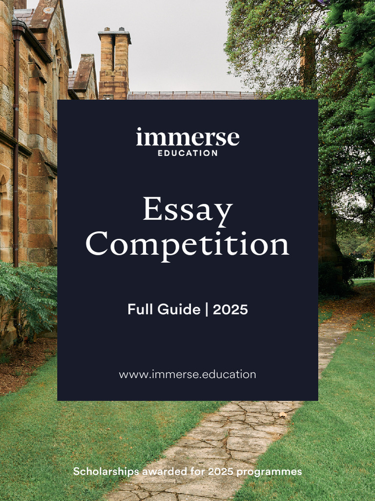 2025 Essay Competition Guide | PDF | Citation | Essays