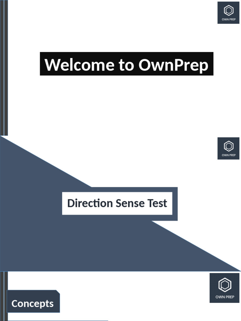 Direction Sense Test | PDF | Space