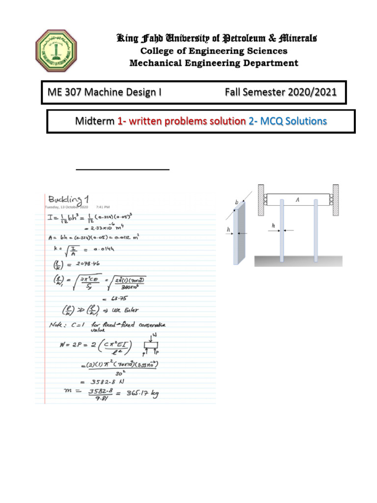 ME307__201__Midterm__Solved__WRITTEN-PART | PDF ME307__201__Midterm__Solved__WRITTEN-PART | PDF