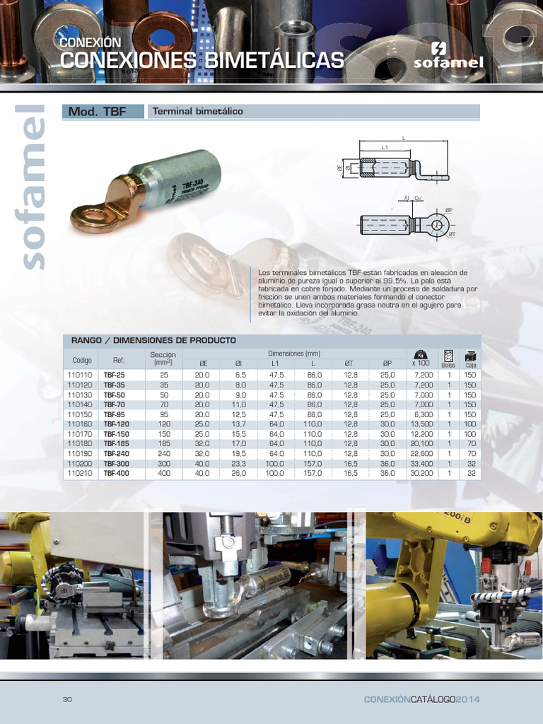 SOFAMEL Terminales | PDF | Sector secundario de la economía | Elementos metálicos