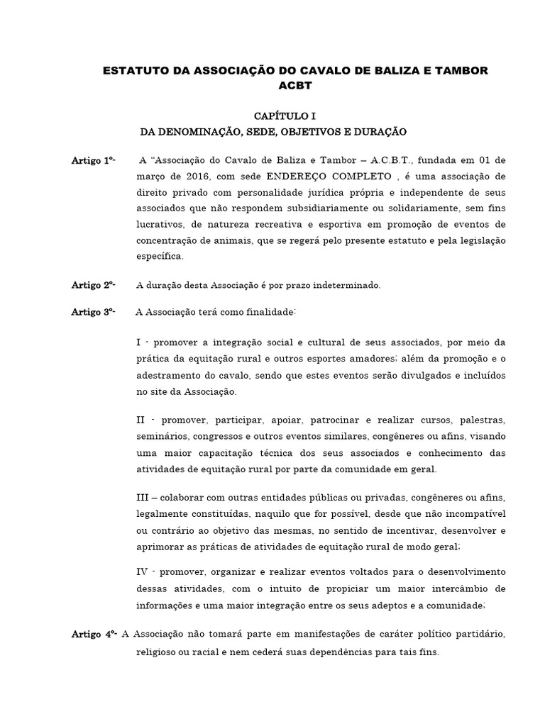 estatuto-acbt | PDF | Conselho de Segurança das Nações Unidas