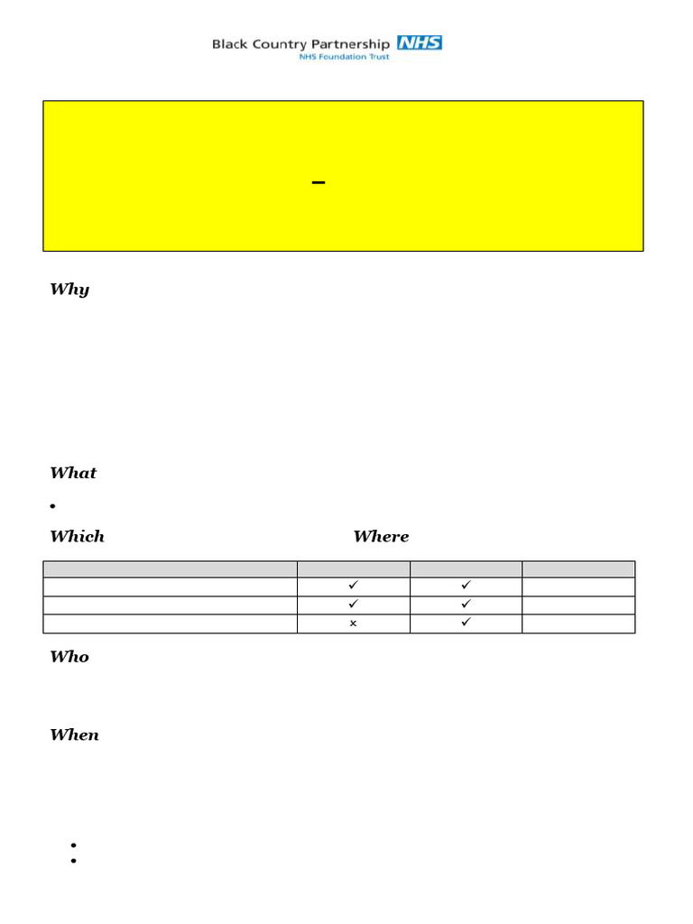 Infection Prevention and Control Assurance - SOP 27 - Alert conditions - Blood Borne Viruses ...