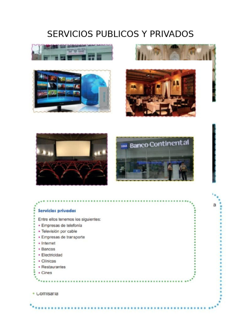 Servicios Publicos y Privados | PDF