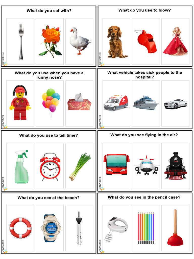 16-what-question-flashcards-for-Speech-Therapy-and-ABA | PDF